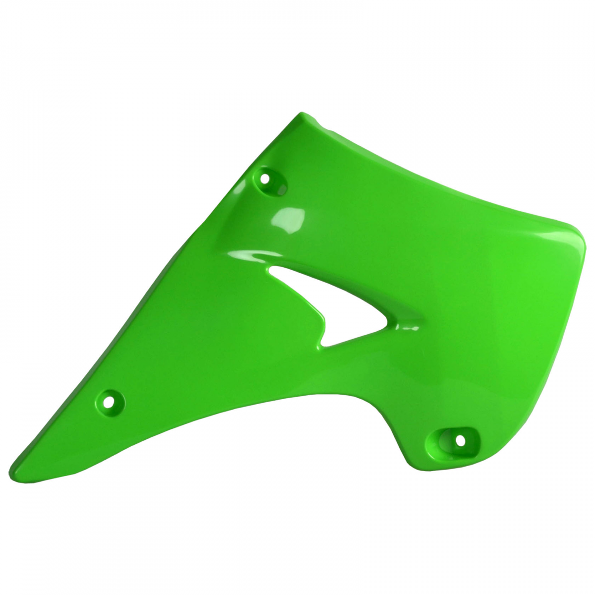 Kawasaki KX 125/KX 250 - Radiator Scoops Green - 2003-08 Models ...