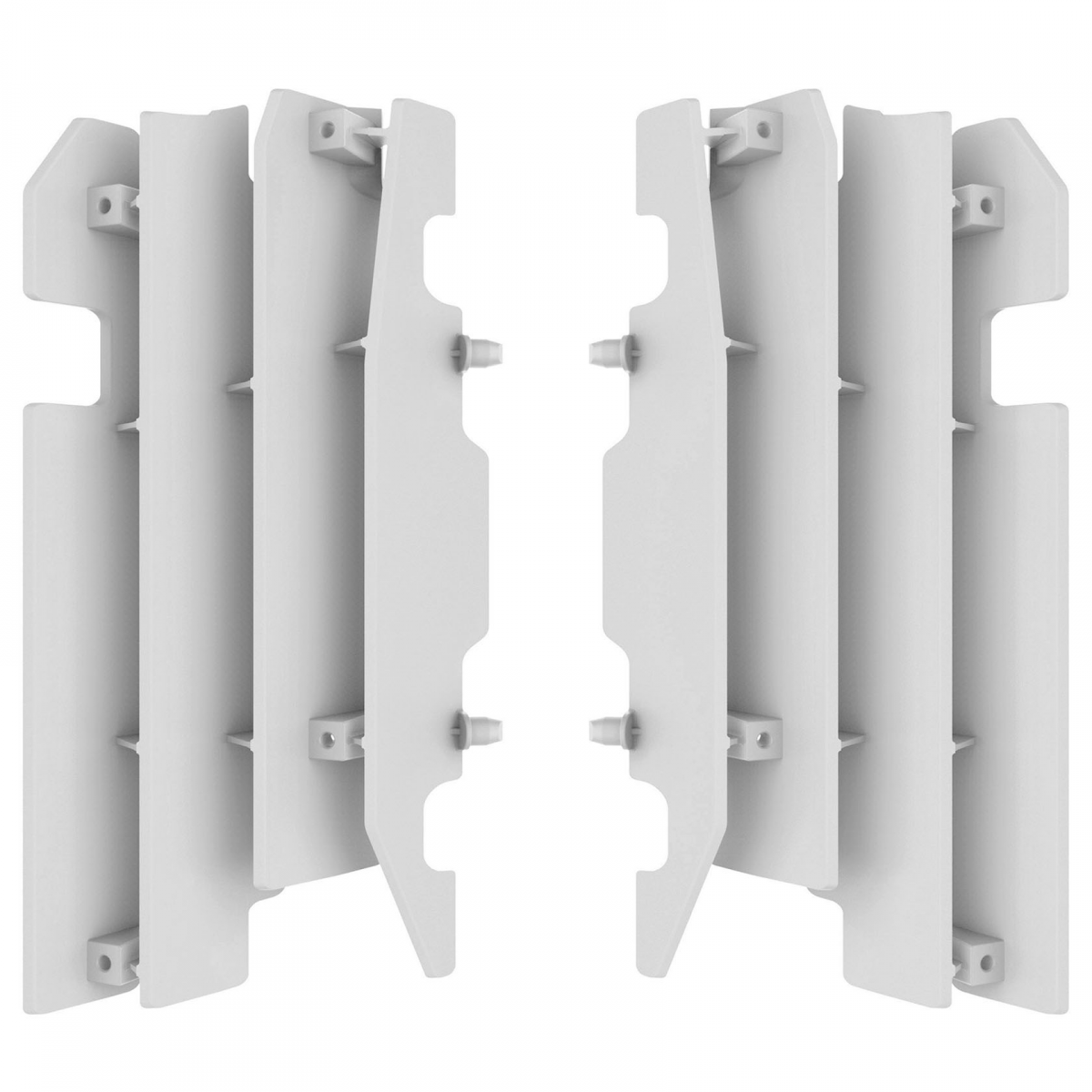 Honda CR125,CR250 - Radiator Louvers White - 2000-04 Models ...