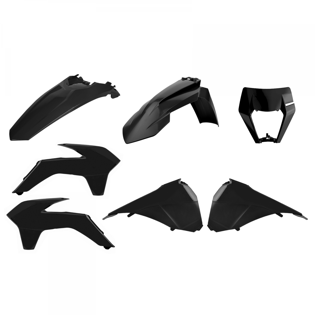 Standard Restyling Plastic Kit KTM EXC,EXC-F,XC-W,XCF-W - 2014-16 ...