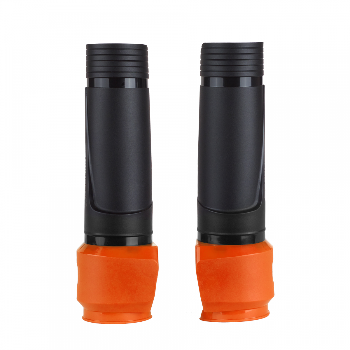 Lower Triple Clamp Guard - Black and Orange - 8488000002 - Polisport