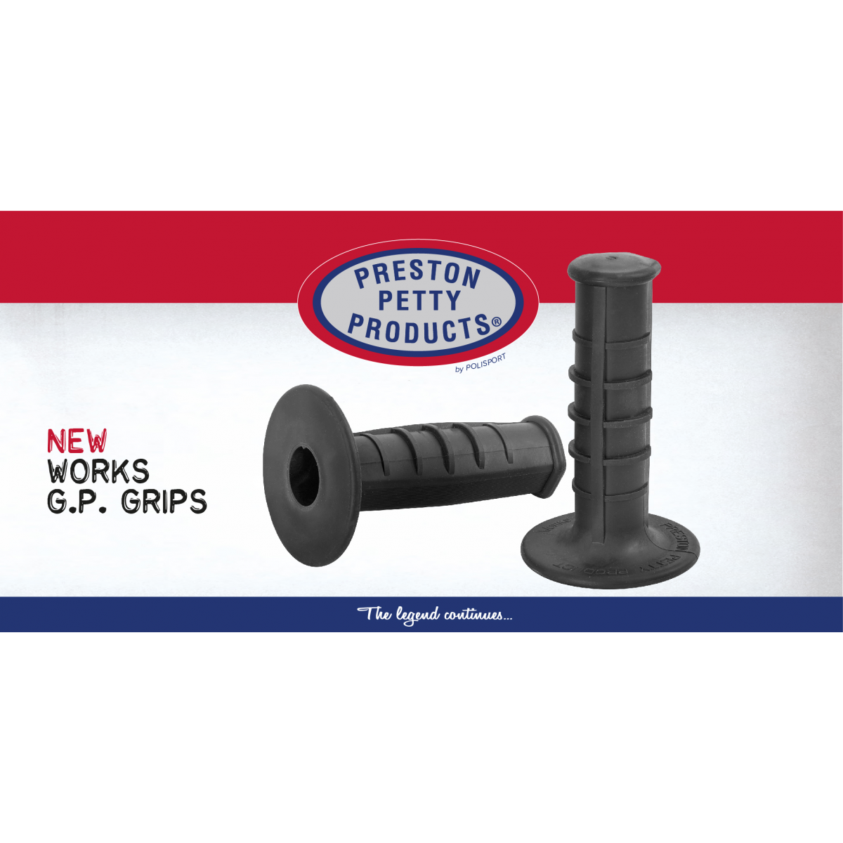 Works G.P. Grips - New Preston Petty Part | Polisport