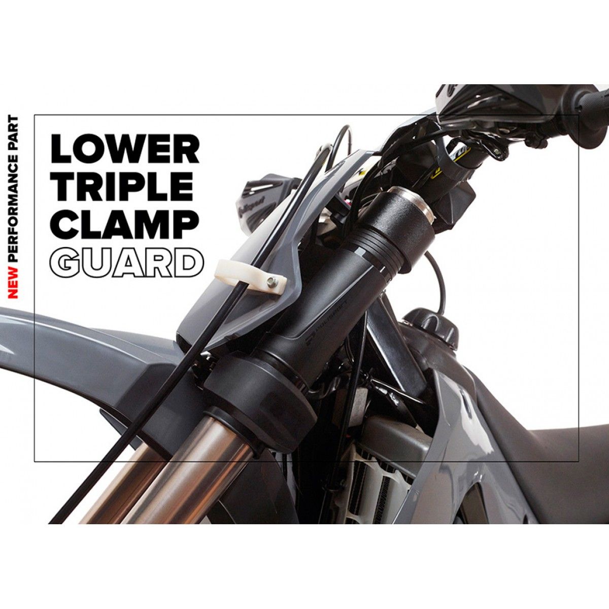 LOWER TRIPLE CLAMP GUARD - NEW PERFORMANCE PART | Polisport
