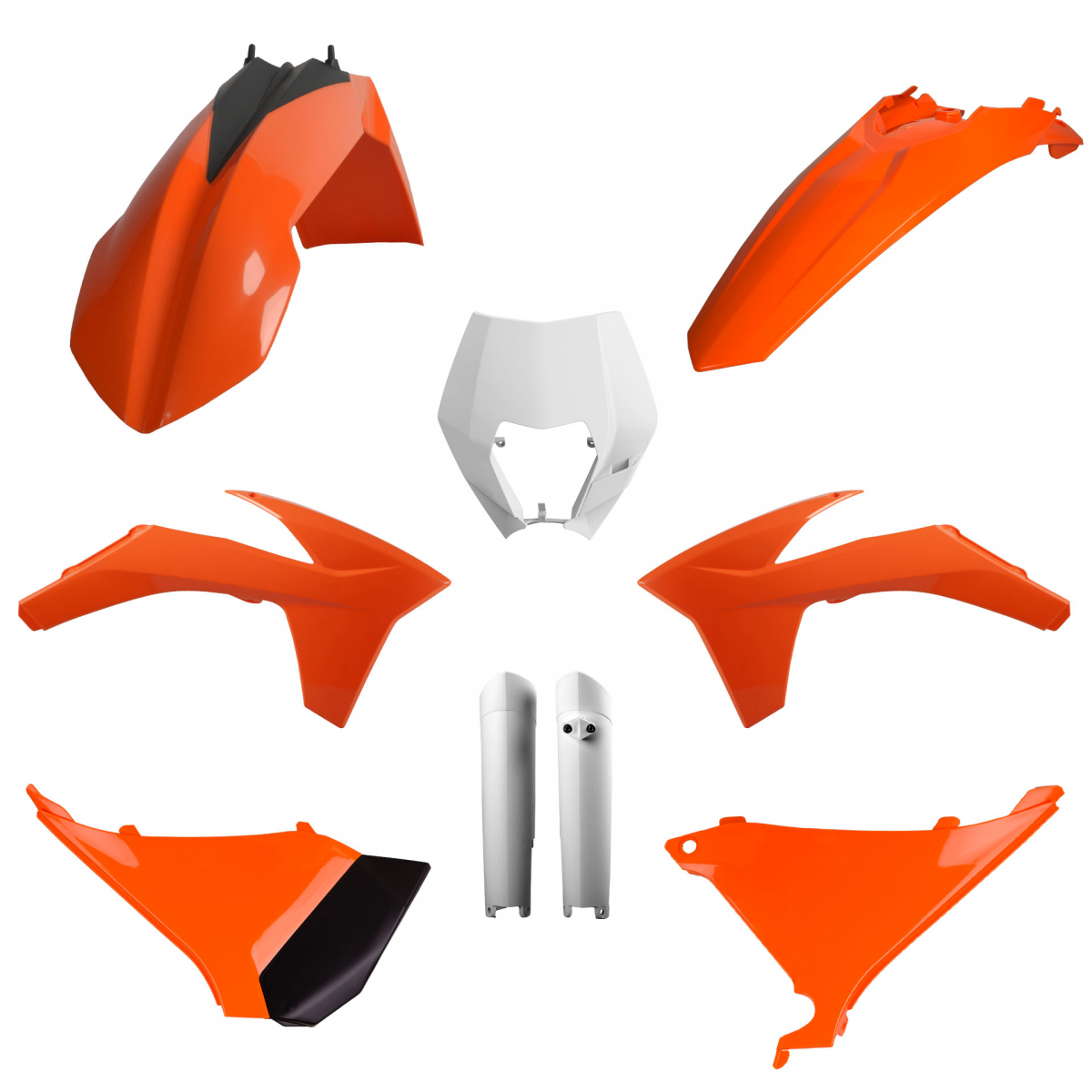 Full Plastic Kit KTM EXC/EXC-F/XC-W/XCF-W (2012-13) - 91462 - Polisport