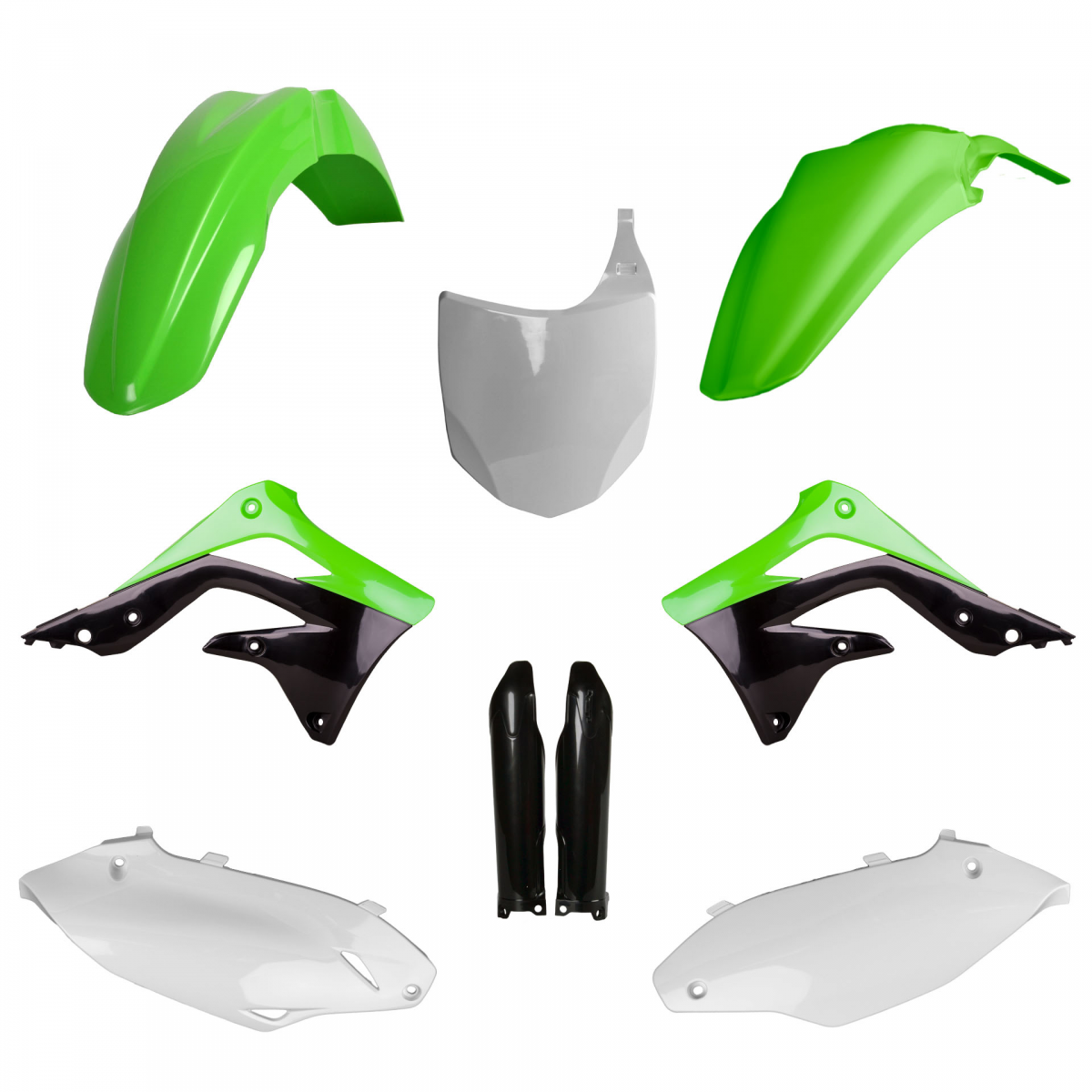 Full Plastic Kit Kawasaki KX 450F (2012) - 91567 | Polisport